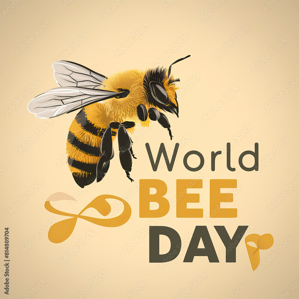 World Bee Day, Illustration, World Bee Day poster, bee day ... World Bee Day, Illustration, World Bee Day poster, bee day ...