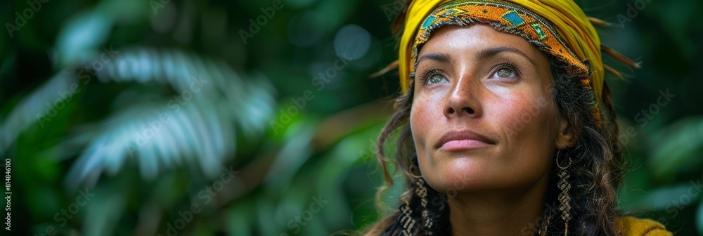 ภาพประกอบสต็อก female anthropologist conducting fieldwork among ...
