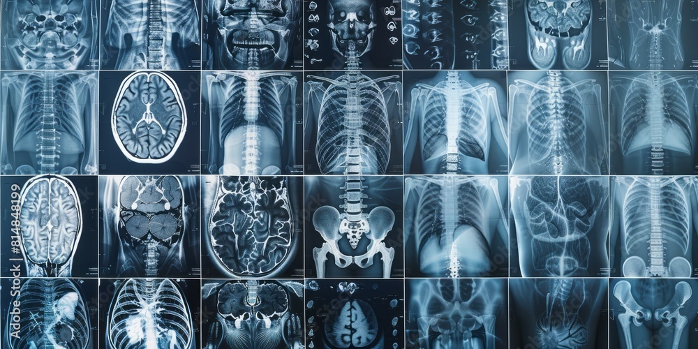 X-ray image of human spine and pelvis for medical diagnosis Stock ...