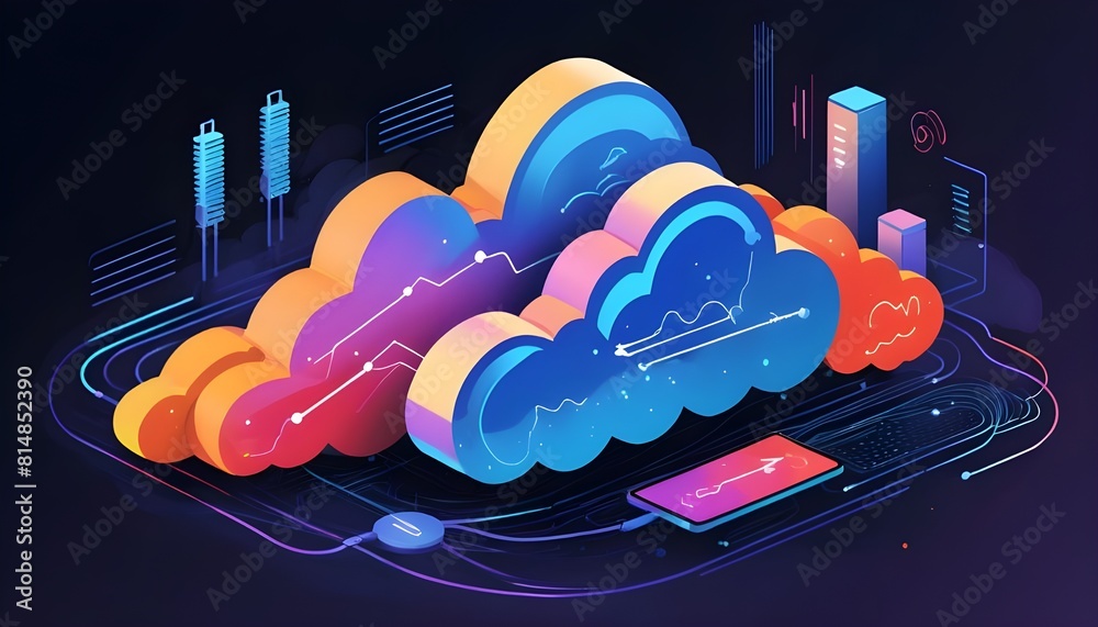 Serverless Technology On Hybrid Cloud Network With Modern Digital Infrastructure Equipment