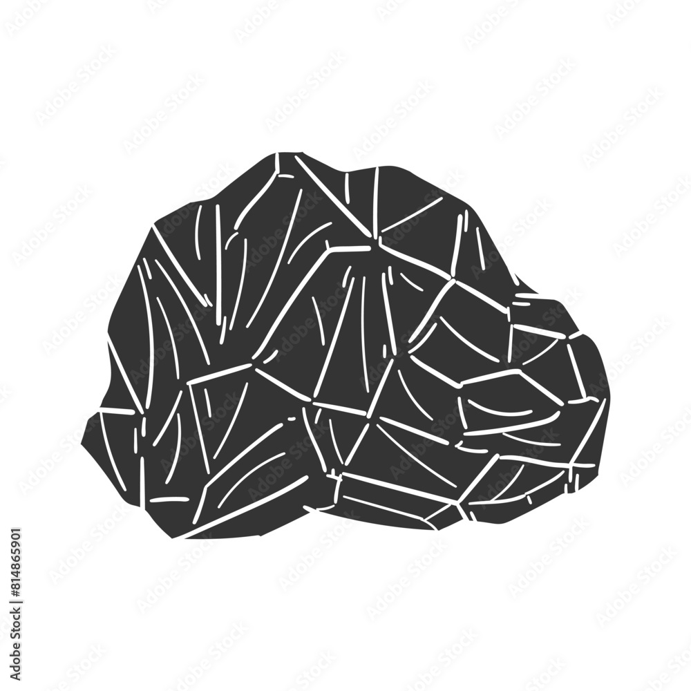 Serpentine Icon Silhouette Illustration. Rock Vector Graphic Pictogram ...