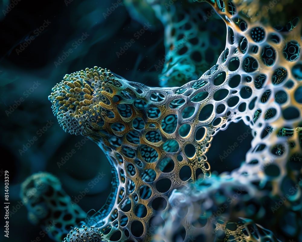 An alien structure, grown from an unknown substance. It is both ...