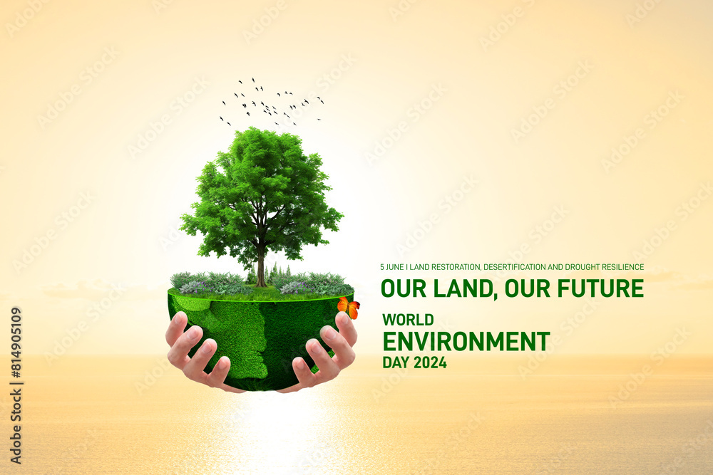 World Environment Day 2024 concept - Land restoration, desertification ...