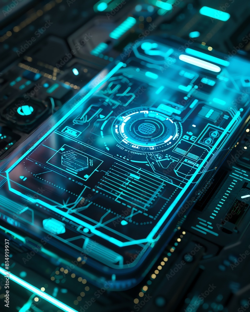 Enhance the attached image to show a futuristic and highly advanced ...