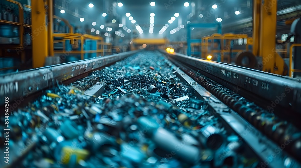 High-Tech Metal Parts Sorting and Recycling in a Modern Automotive ...
