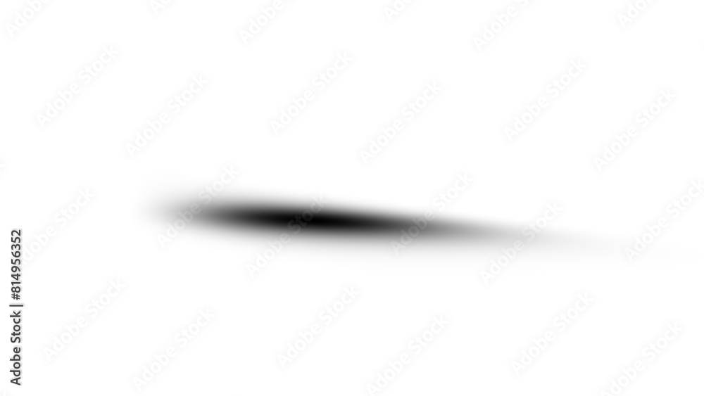 Shadow strips, realistic round overlay effect isolated on transparent ...