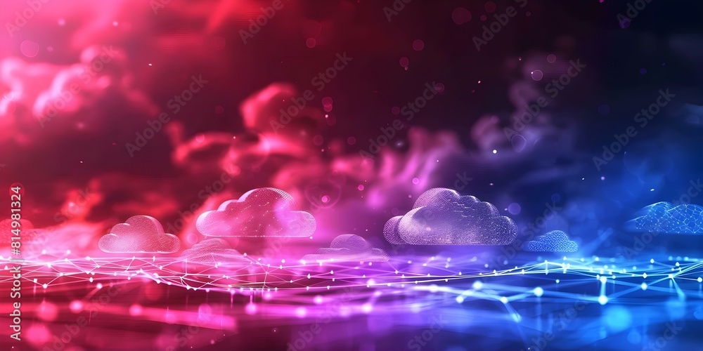 Background of cloud computing network architecture and data storage technology development ...