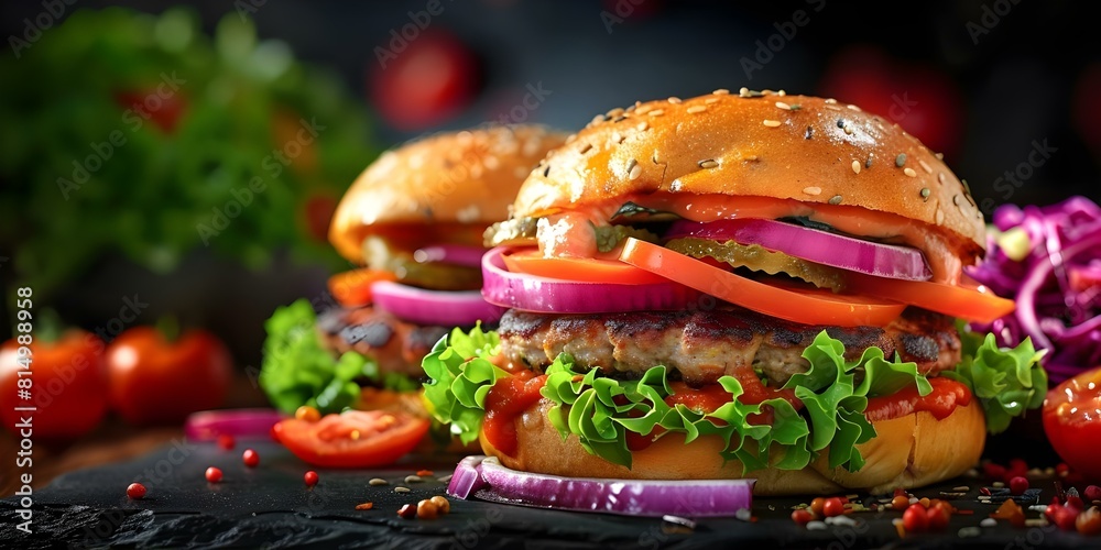 The Rise of Plant-Based Fast Food in Quick Service Restaurants. Concept ...