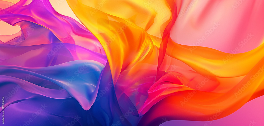 US colors in fluid shapes, perfect for ultrawide web use with ample ...