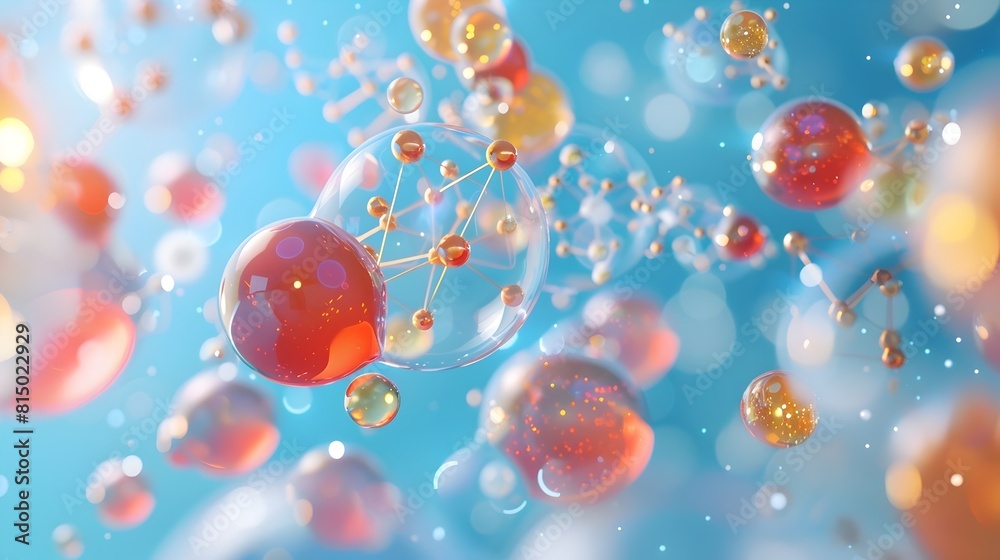 Visualizing the Formation of Chemical Bonds in Vibrant Molecular Stock ...