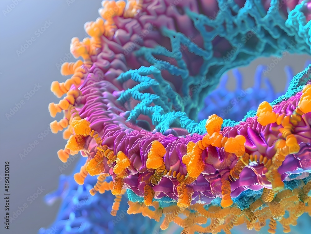 Detailed 3D Visualization of Liposome Structure for Pharmaceutical Drug ...