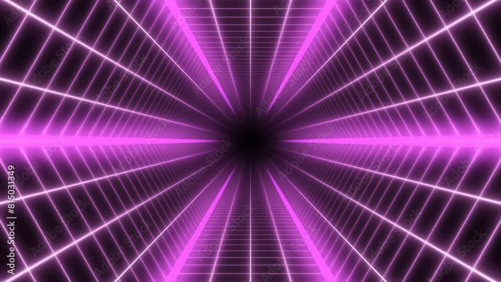 Vidéo Stock Waving Grid lines animated wireframe effect overlay ...