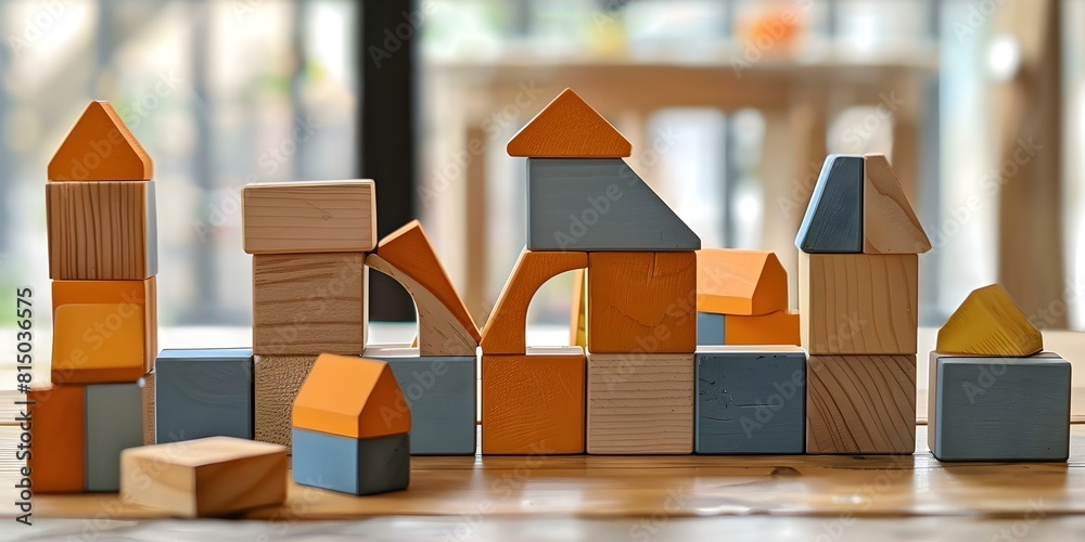 Enhancing Fine Motor Skills Through Creative Play with Colorful Blocks ...