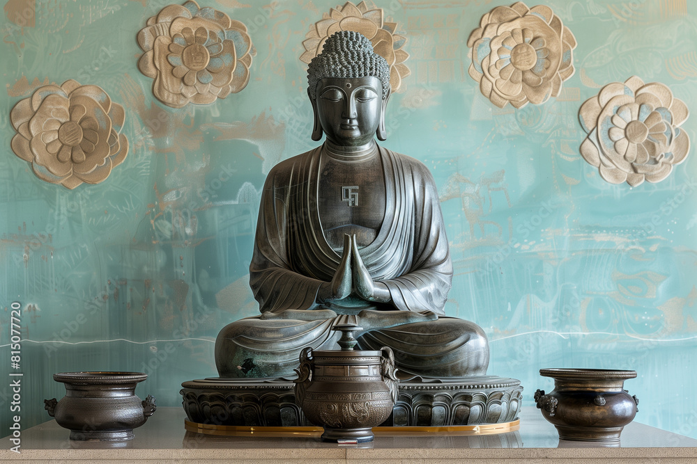 the Statue of Sakyamuni Buddha at the Eight Great Temples in Beijing ...
