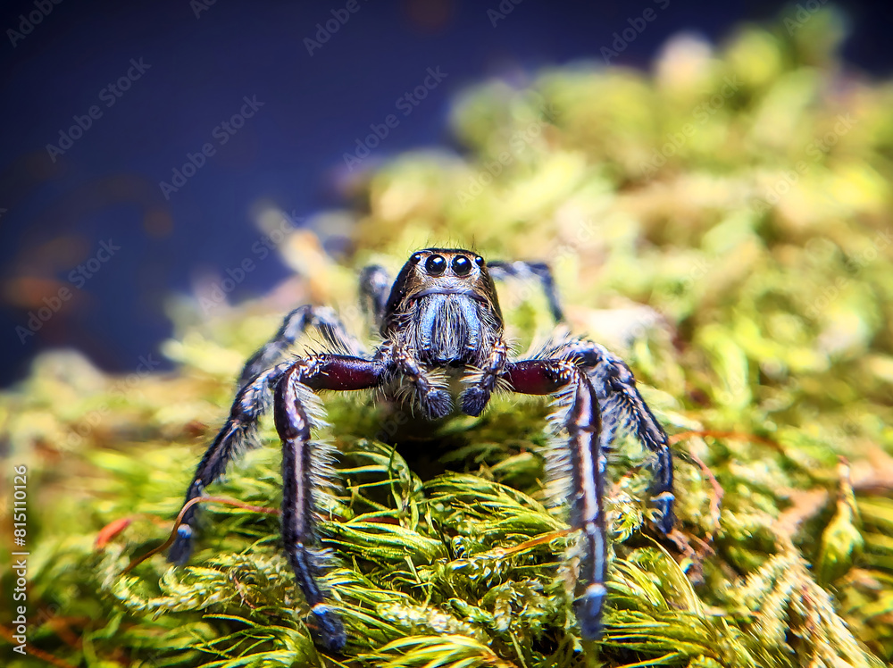 Hyllus diardi jumping spider family Salticidae, jump spider. Hyllus ...