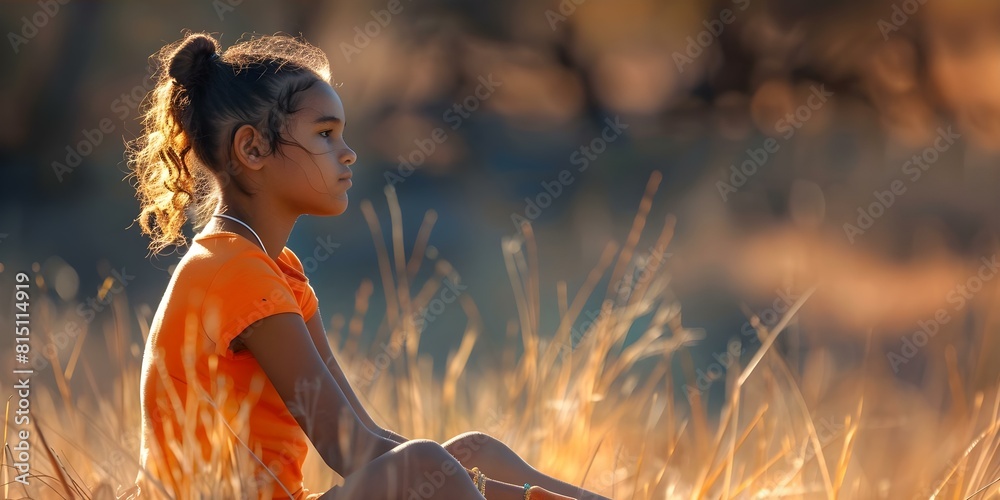 Reflections of heritage: A young girl of Aboriginal descent finds ...