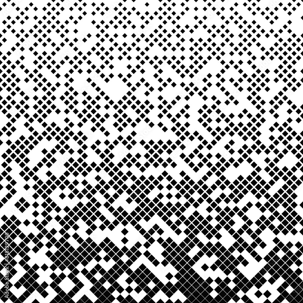 Abstract diagonal square pattern background design - monochrome vector graphic Stock Vector ...