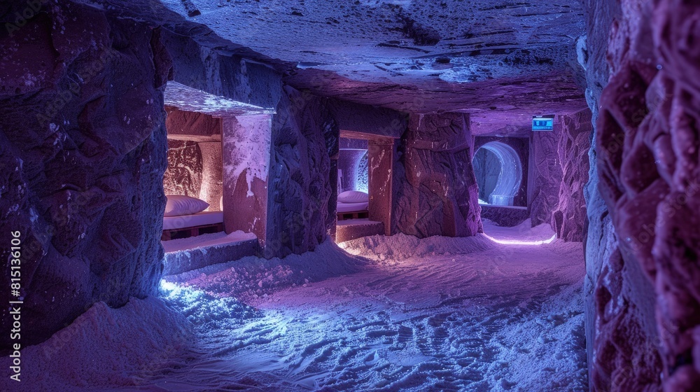 Salt therapy spa in Poland, underground salt caves, respiratory health ...