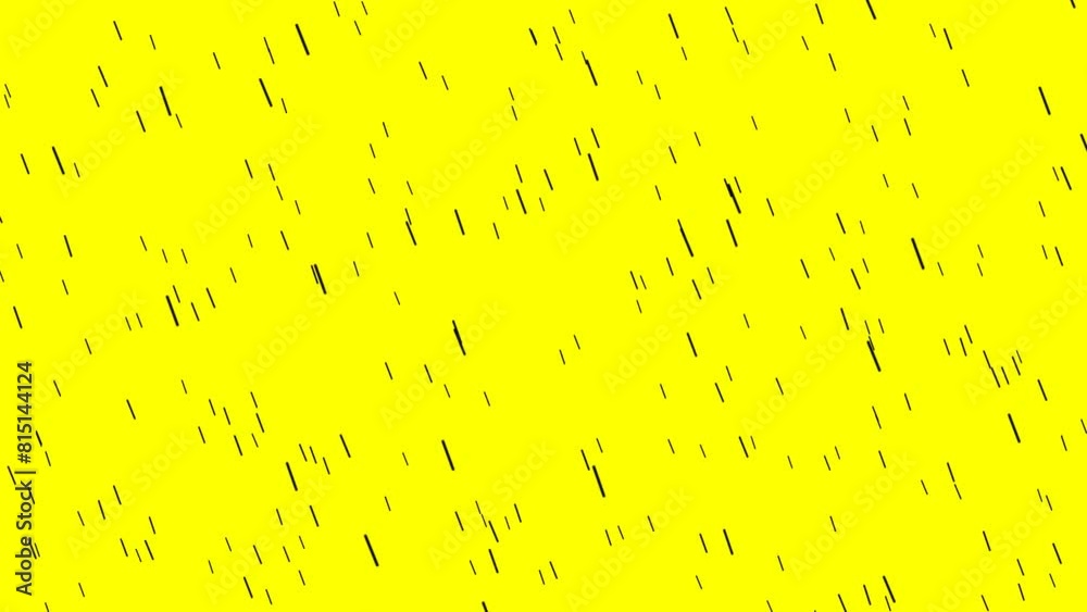 2D rain animation: Raindrops falling from the sky in a cartoon ...