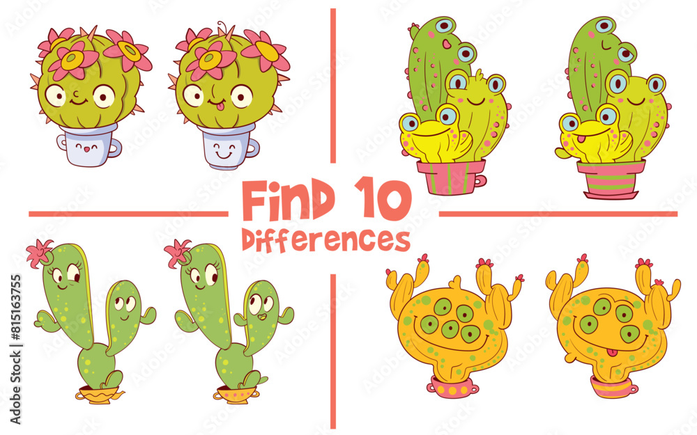 Find 10 differences in the picture. Educational game for kids ...