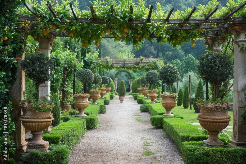 Italian Renaissance Garden - a garden with classical elements like ...