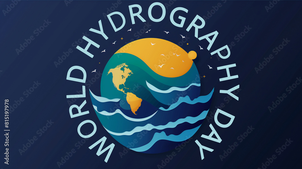 Celebrating World Hydrography Day With a Vibrant Wave and Earth ...