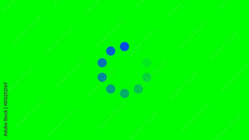 rotating loading animation or Loading Bar Animation for 4k Stock Video ...