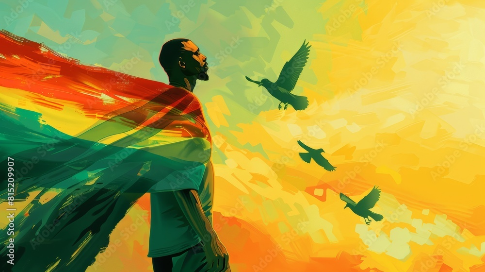 Compelling illustration commemorates Juneteenth, also known as Freedom ...