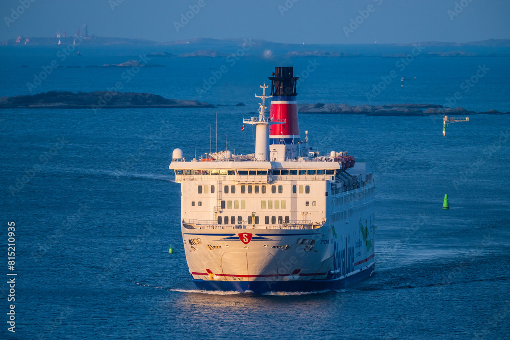 Gothenburg, Sweden - March 05 2024: Stena Line ferry Stena Danica ...