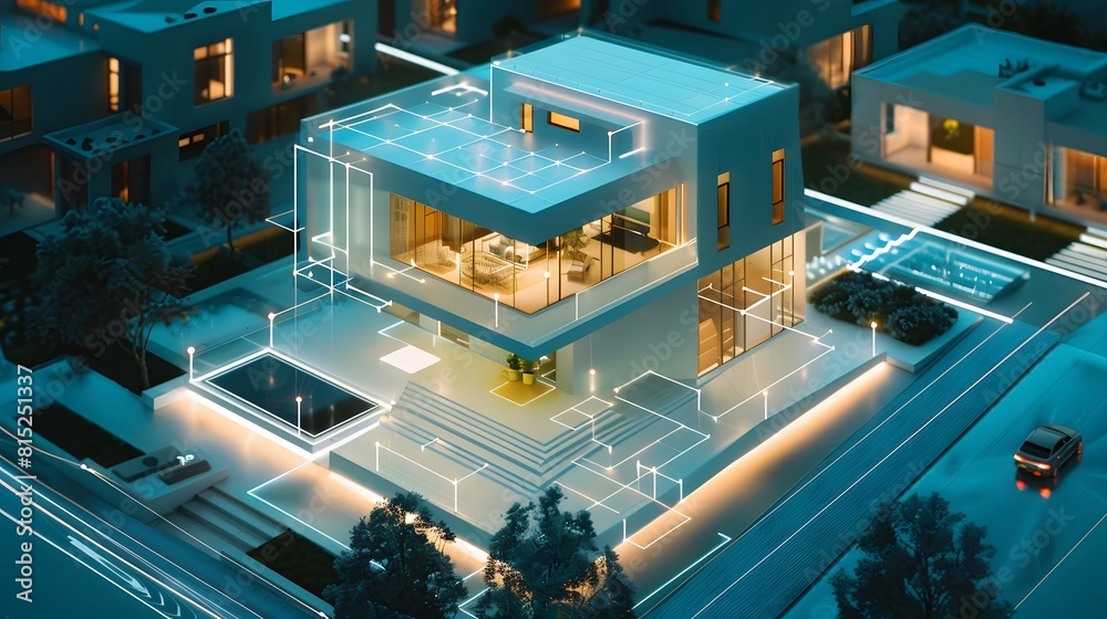 Ai-controlled construction of a smart house using artificial intelligence and IOT. System ...