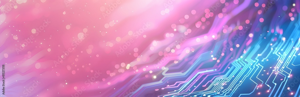 Information Technology roadmap abstract background, cover page, pastel ...