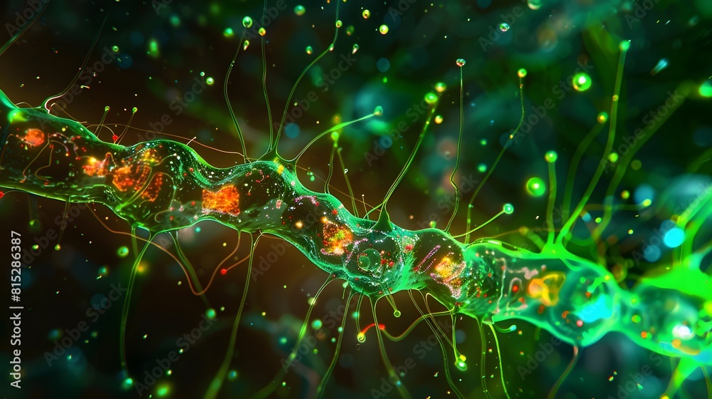 Showcase the process of neurogenesis in the brain, how neural stem cells divide and ...