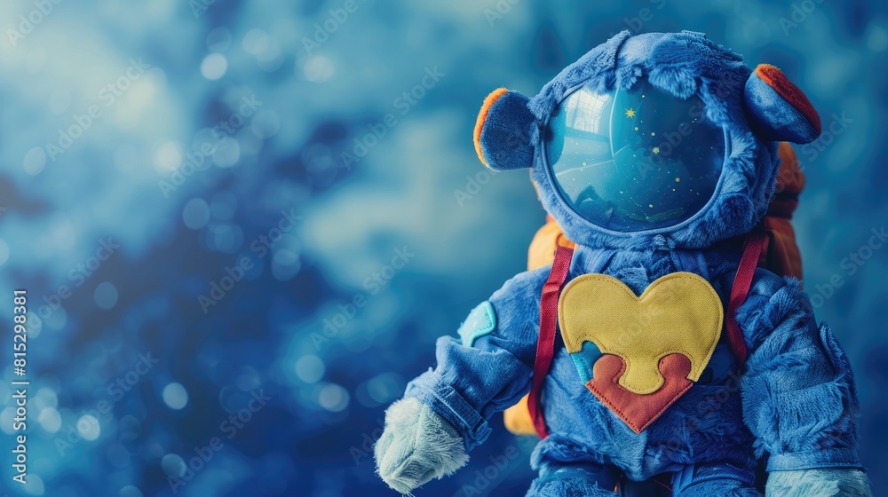 Celebrating World Autism Awareness Day with a charming blue plush ...
