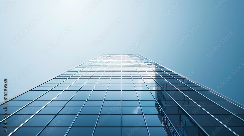 Iconic landmark office building standing as a symbol of progress and ...