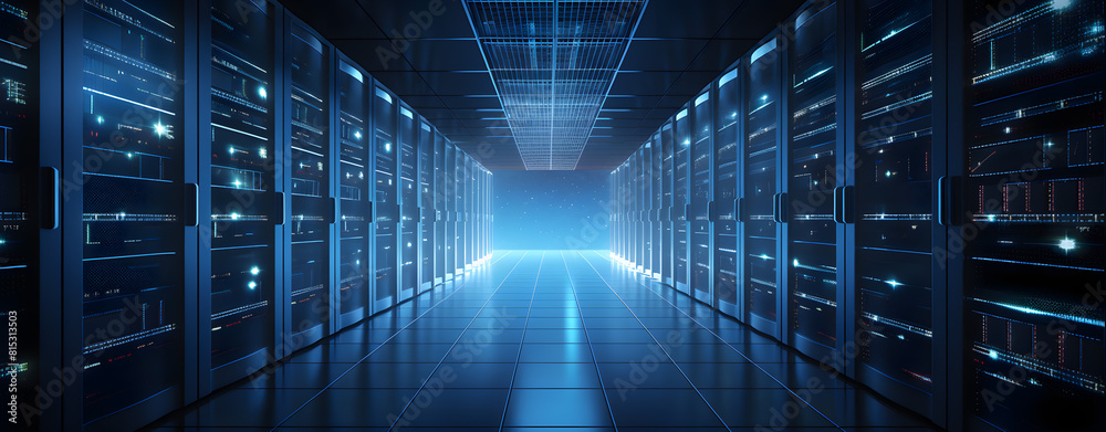 Data server banner data center banner cloud storage banner computer ...