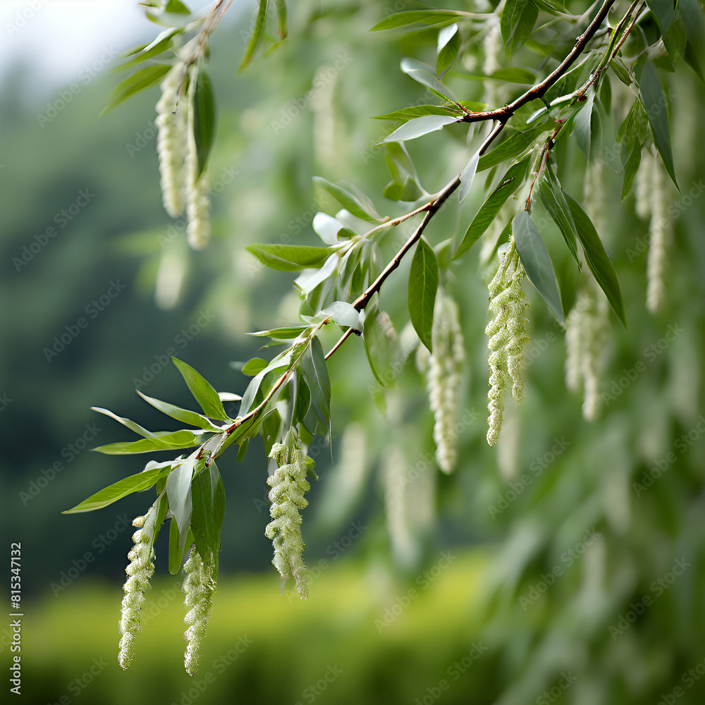 elegant branches of salix babylonica l weeping willon,willow branches ...