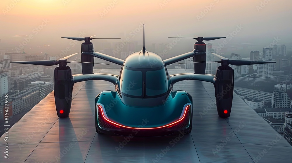 The future of transportation is here. The new VTOL (Vertical Take-Off ...