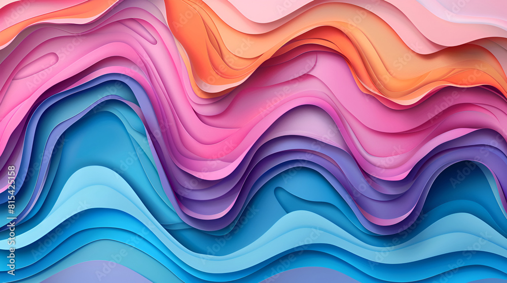 Abstract multicolored textured geometric background ,,abstract papercut ...