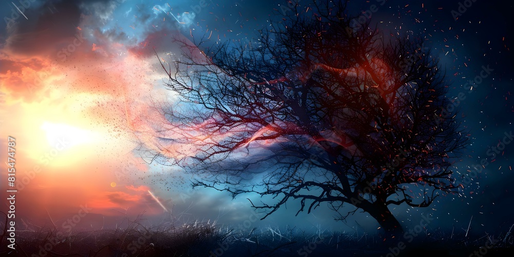 Symbol of decreased mind function in dementia Alzheimers affecting ...