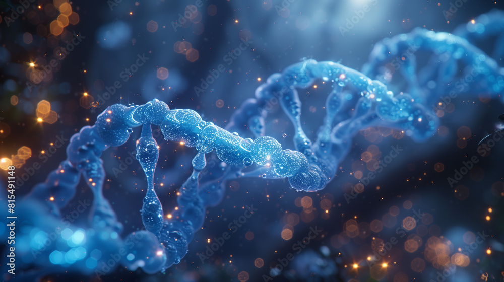 Schematic diagram of bioengineered DNA helix medicine Stock ...