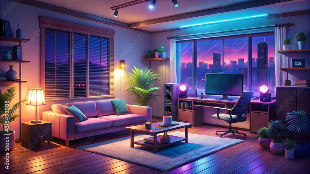 Photo & Art Print animated virtual backgrounds, stream overlay loop ...