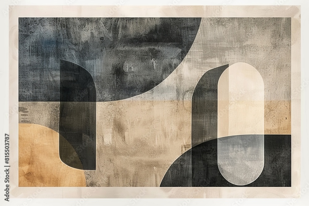 Abstract minimalist nordic vibrant wallpaper, design, decor style that ...