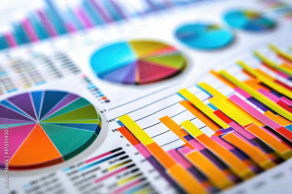 stock market analyzing graph Stock Photo | Adobe Stock