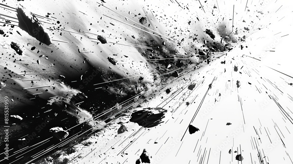 Animated concentration lines in three different styles will transport ...