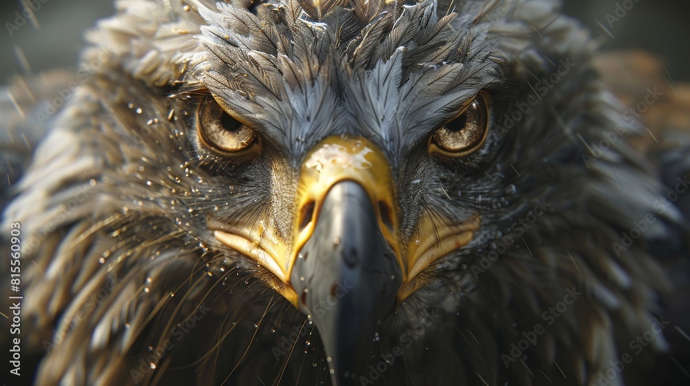 The eagle is a symbol of strength and power. It is a majestic creature ...