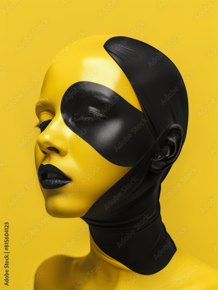 A modern layout for a high-end portrait shoot that combines poster ...