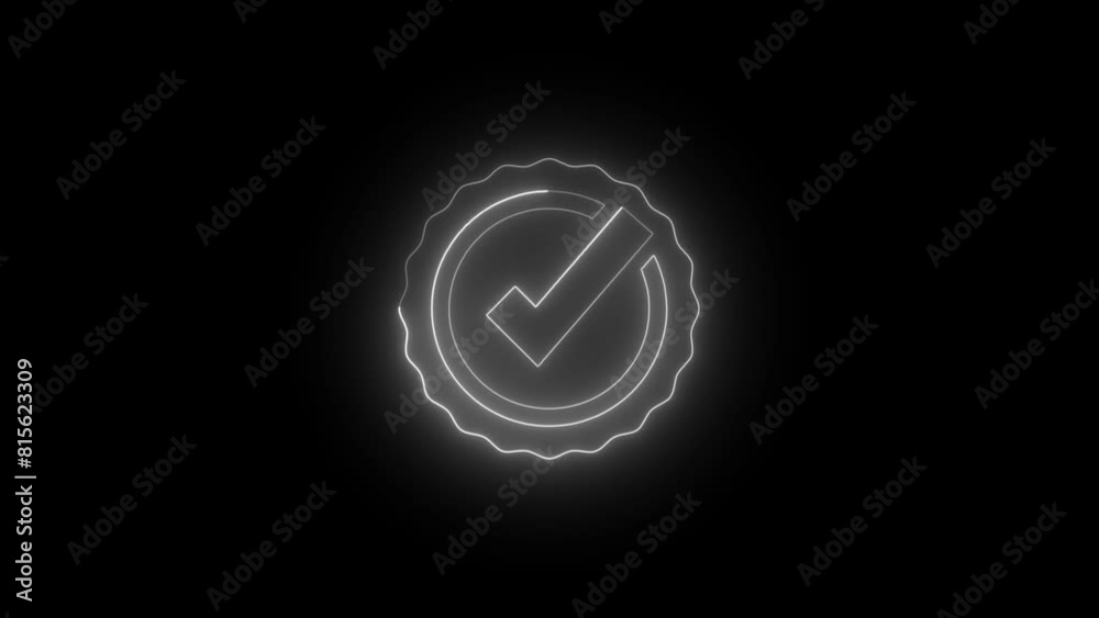 check mark animation and double check icon. Yes tick. Correct check ...