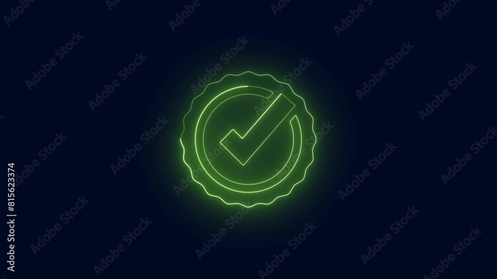 check mark animation and double check icon. Yes tick. Correct check ...