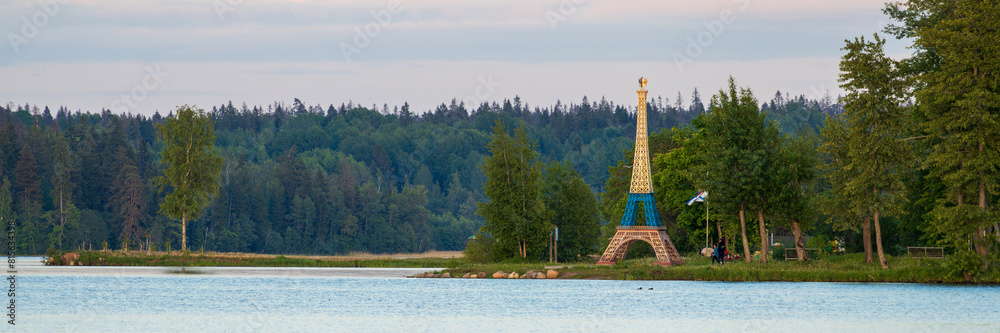 Valday (Valdai), Novgorod region, Russia - June 5, 2023. Decorative ...