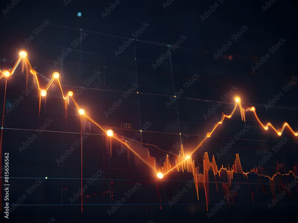 Global business success growth level up network graph with world map ...